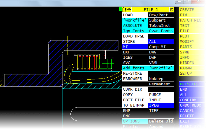 I don't see the lines in real color at Creo Elements/Direct Drafting ME10