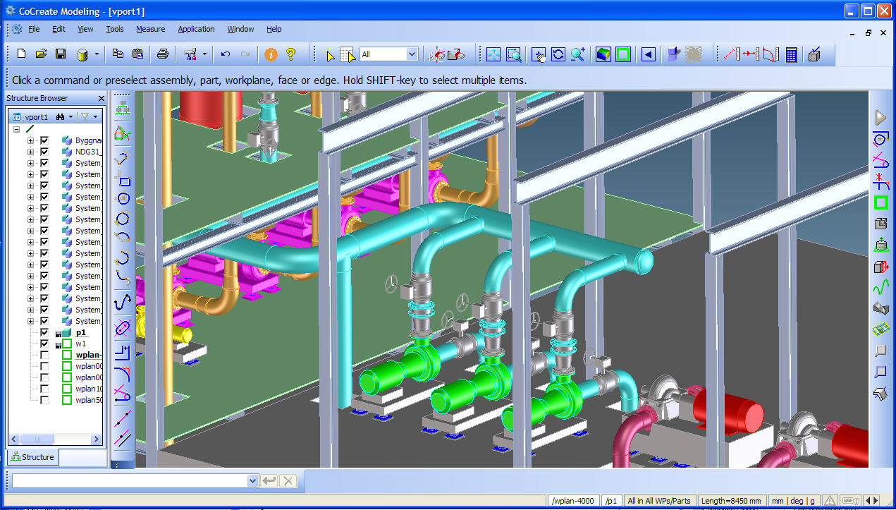 PTC Creo SpacePipe 3 boyutlu borulama CAD yazılımı